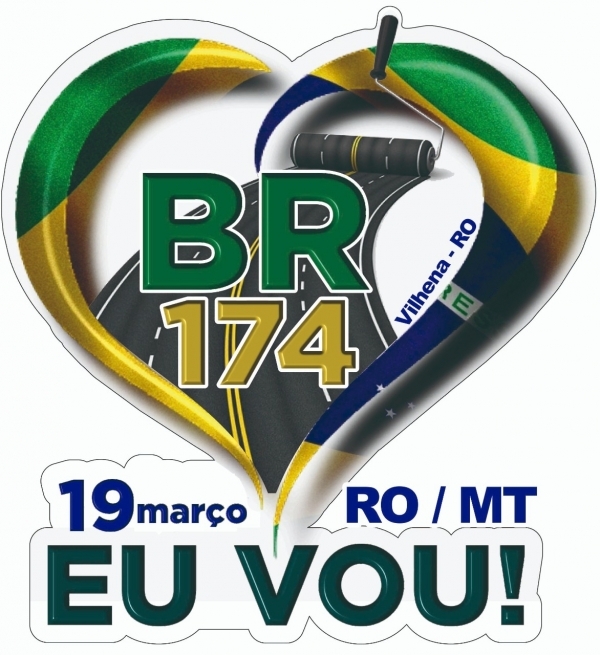 Movimento BR-174 clama por asfalto - une Rondônia e Mato Grosso.